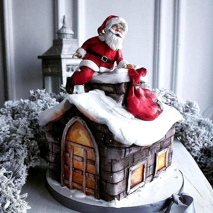 Santa Clause is coming cake