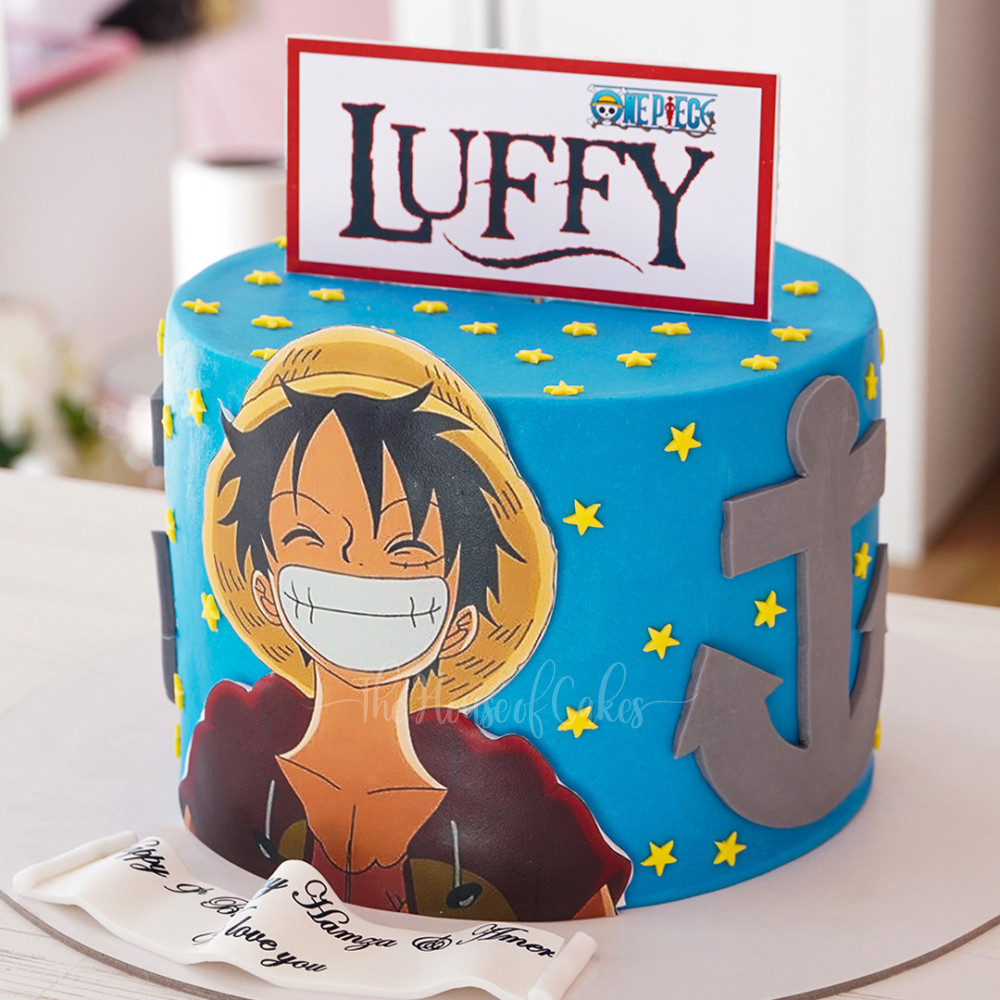 One piece Monkey Luffy cake