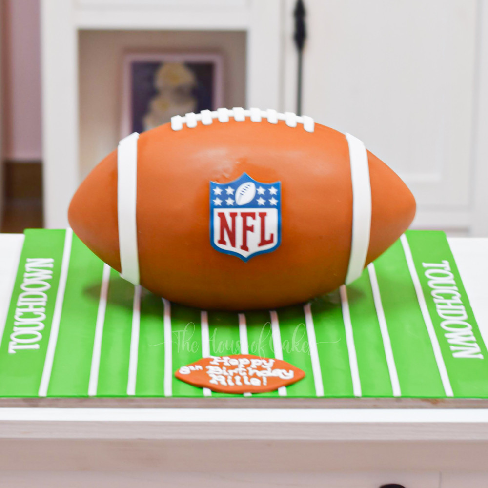 American Football Ball Cake in Dubai - House of Cakes