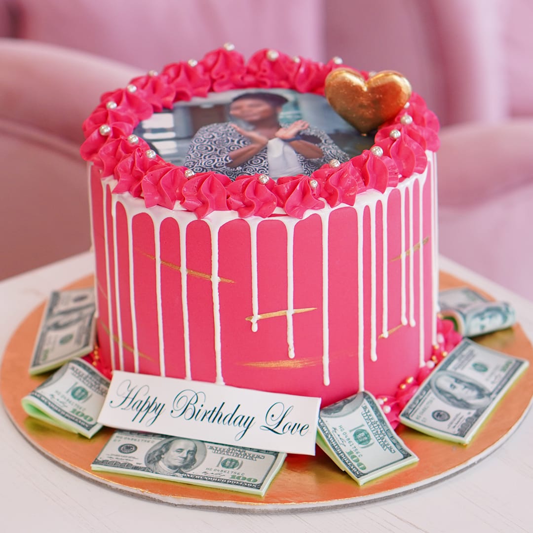 Custom Money Cake with Photo or Logo for All Events