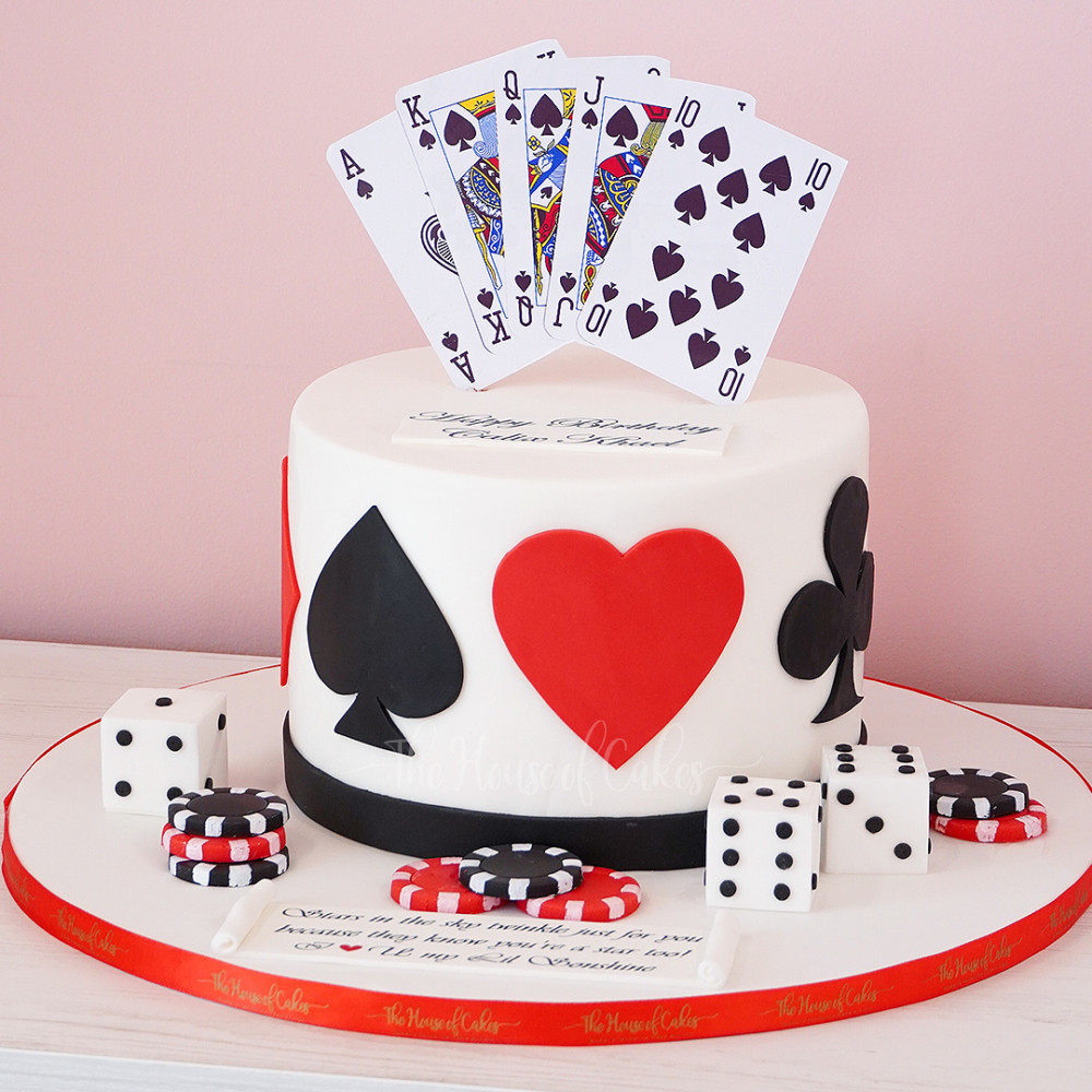 Playing cards cake 2