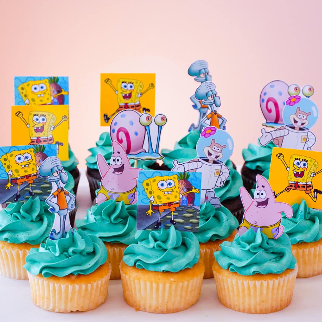 Spongebob Geburtstags Cupcake We Love Spongebob!