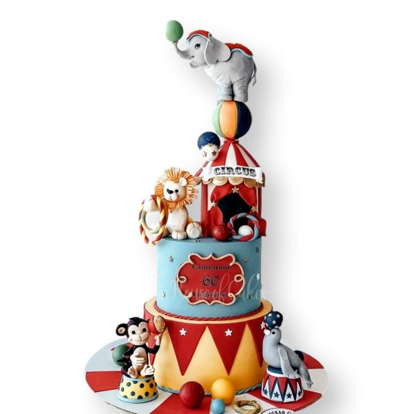 Delightful Circus Cake: Perfect Birthday Cakes for Girls