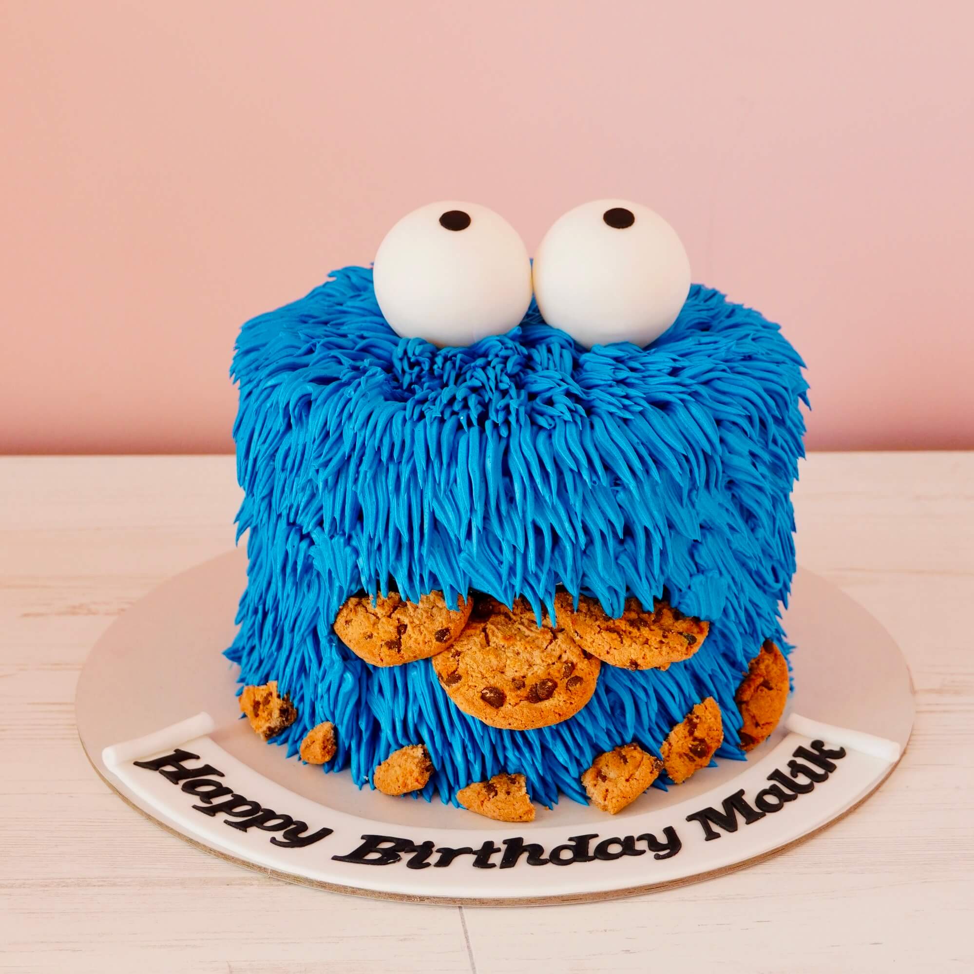 Cookie Monster Sheet Cake