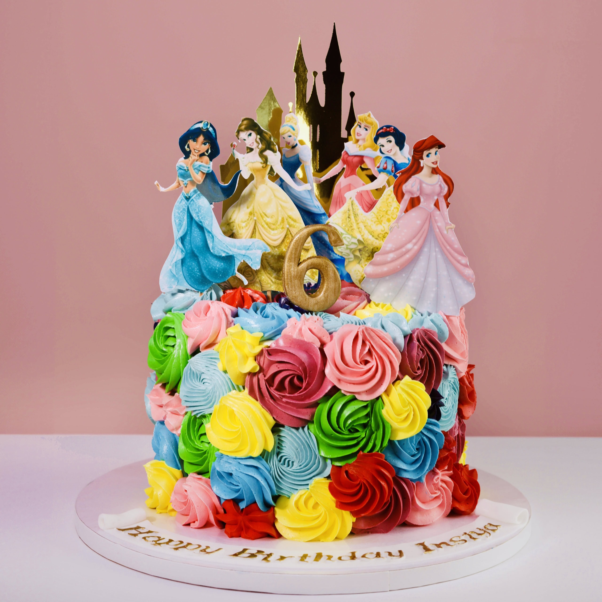 Disney Anniversary Cake Disney Princesses Cake Dulcet Cakes & Sweets