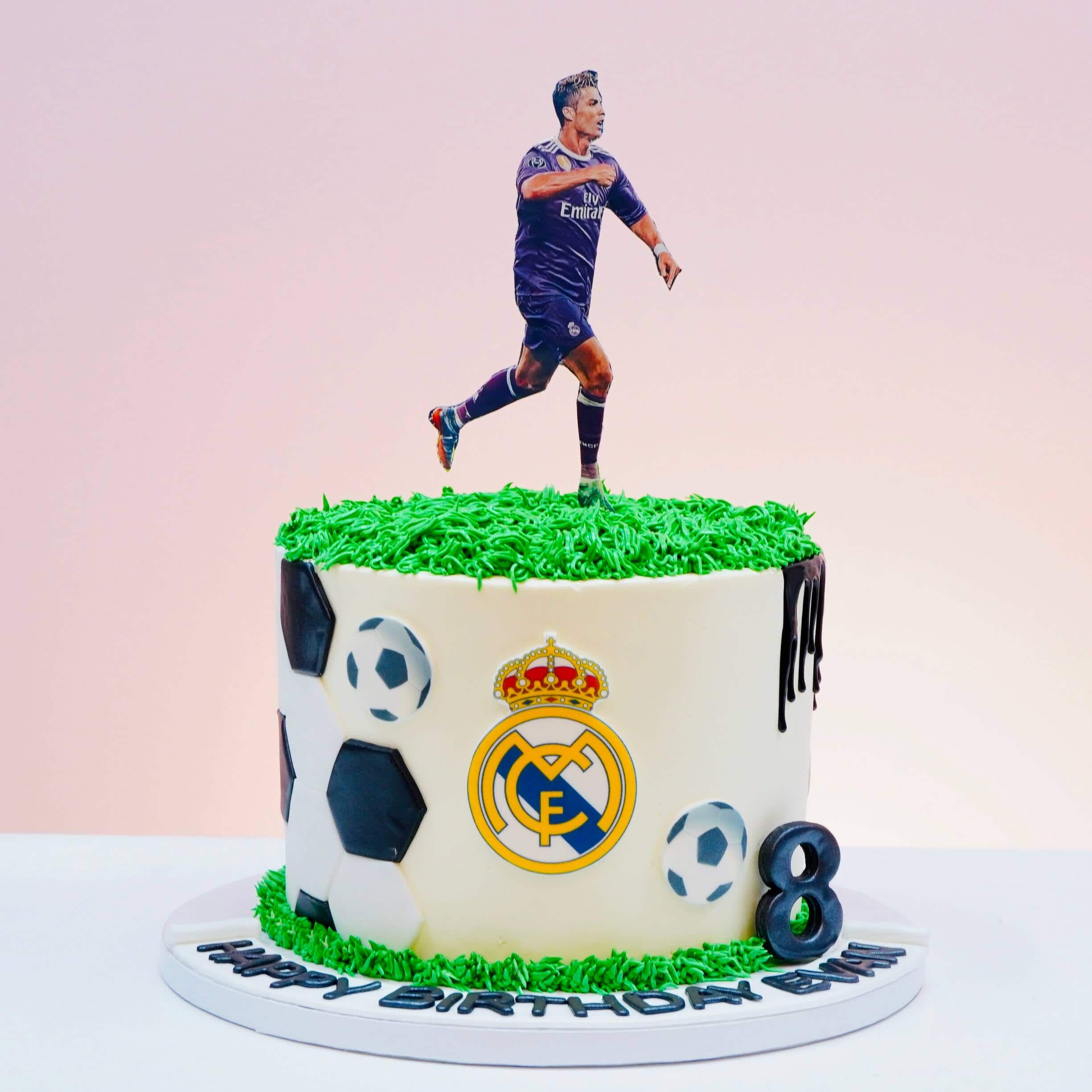Real Madrid Soccer Cake Designs Real Madrid Soccer Football Theme