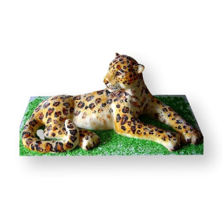 3D Leopard shape cake