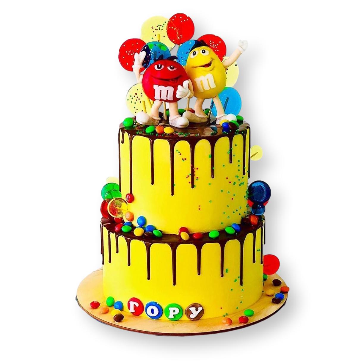 M&M cake 2