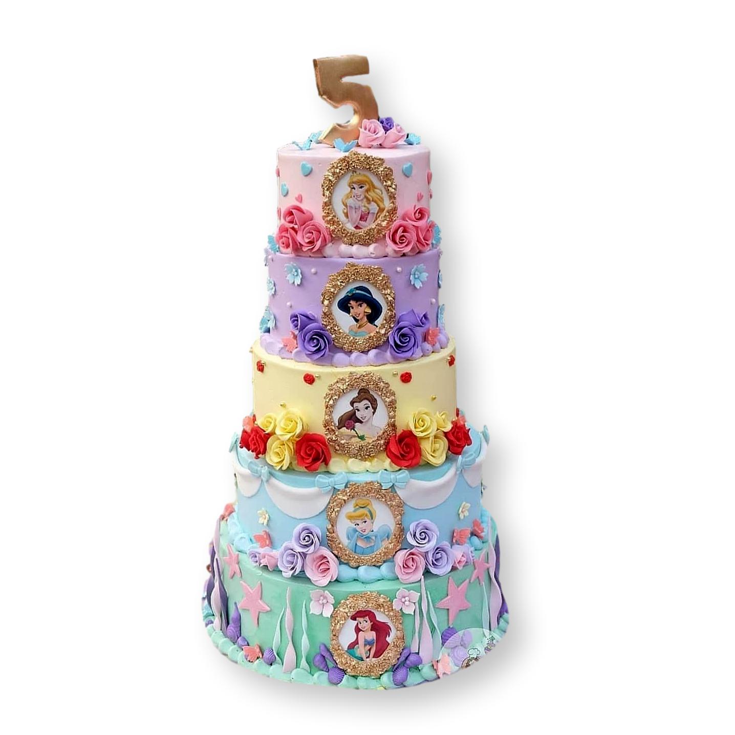 Pretty princess cake