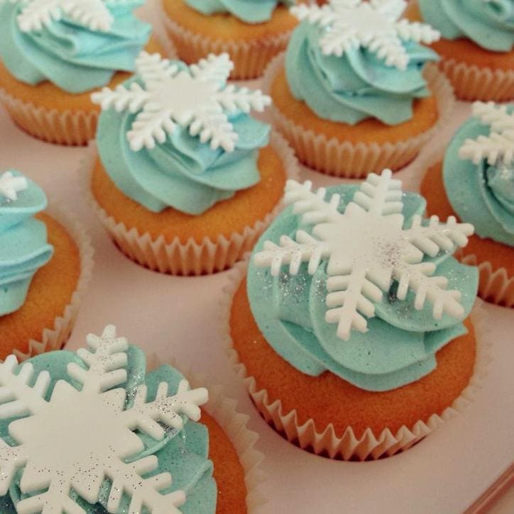 Snowflake cupcake | Cupcakes in Dubai | Cupcakes Frozen