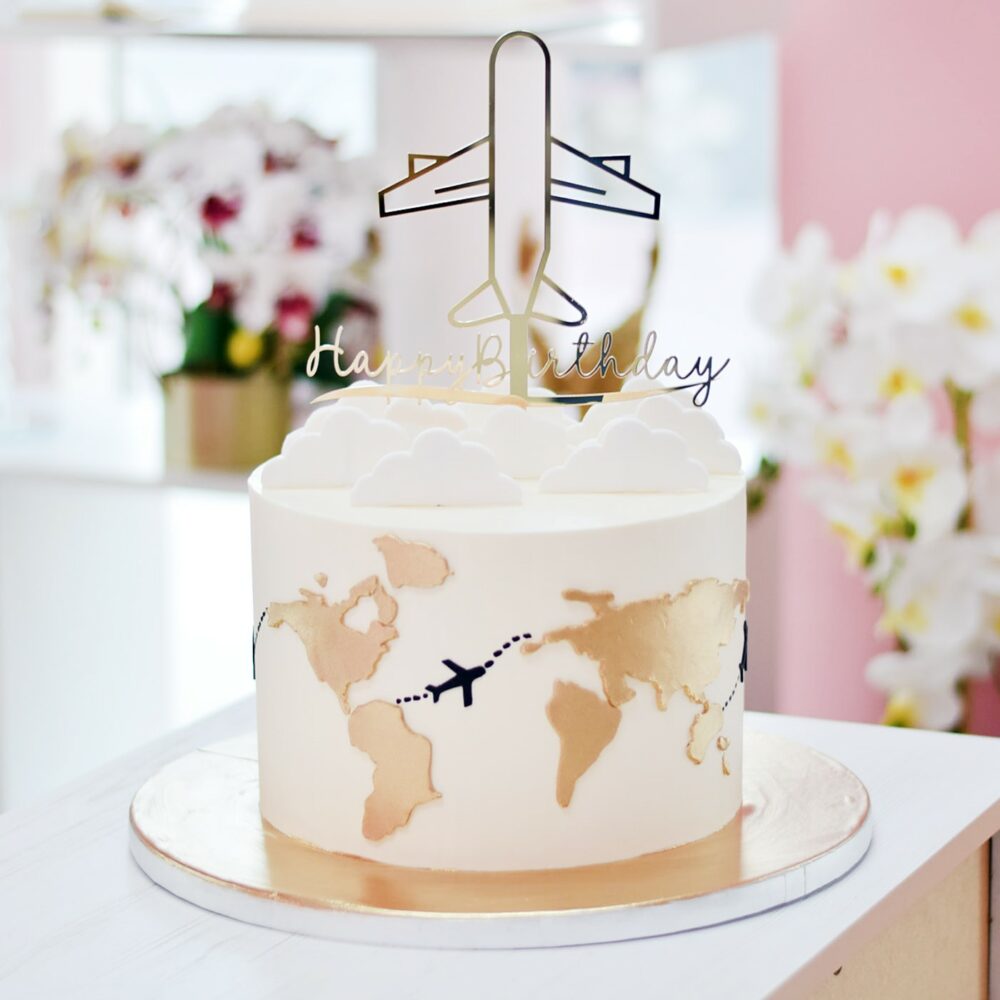World map cake
