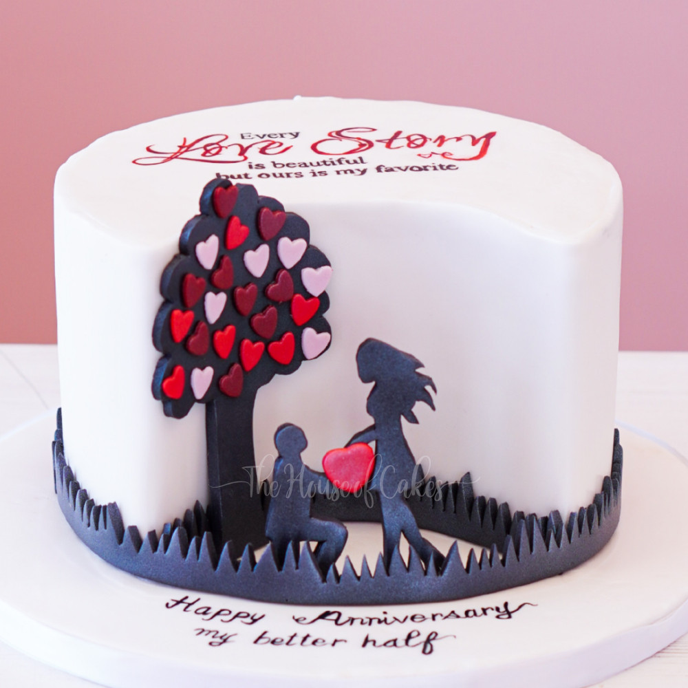 Love Story Cake | Anniversary Cakes in Dubai | Cakes Dubai