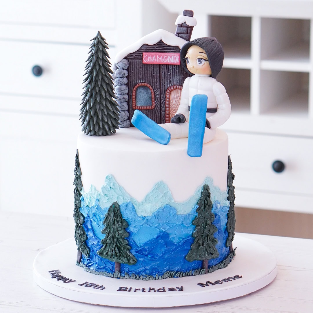 Skier Cake | Cakes in Dubai | Best Cake Bakery in Dubai