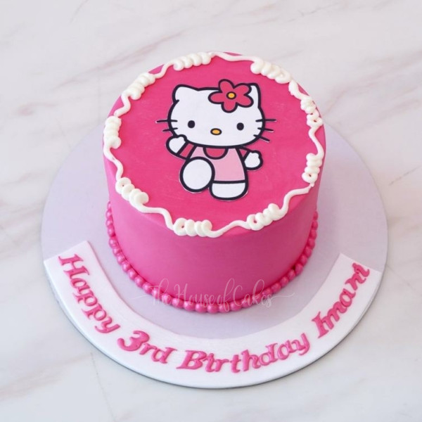 Hello Kitty Castle Birthday Cakes