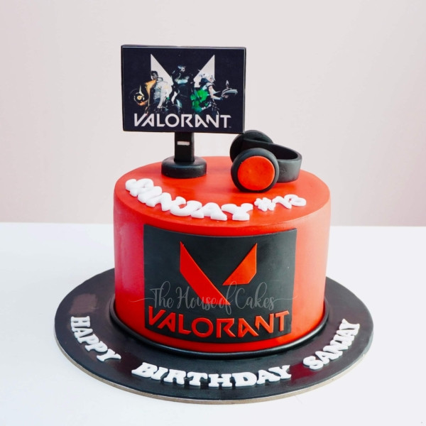 Gamer Valorant Cake | Playstation Cake | Cakes in Dubai
