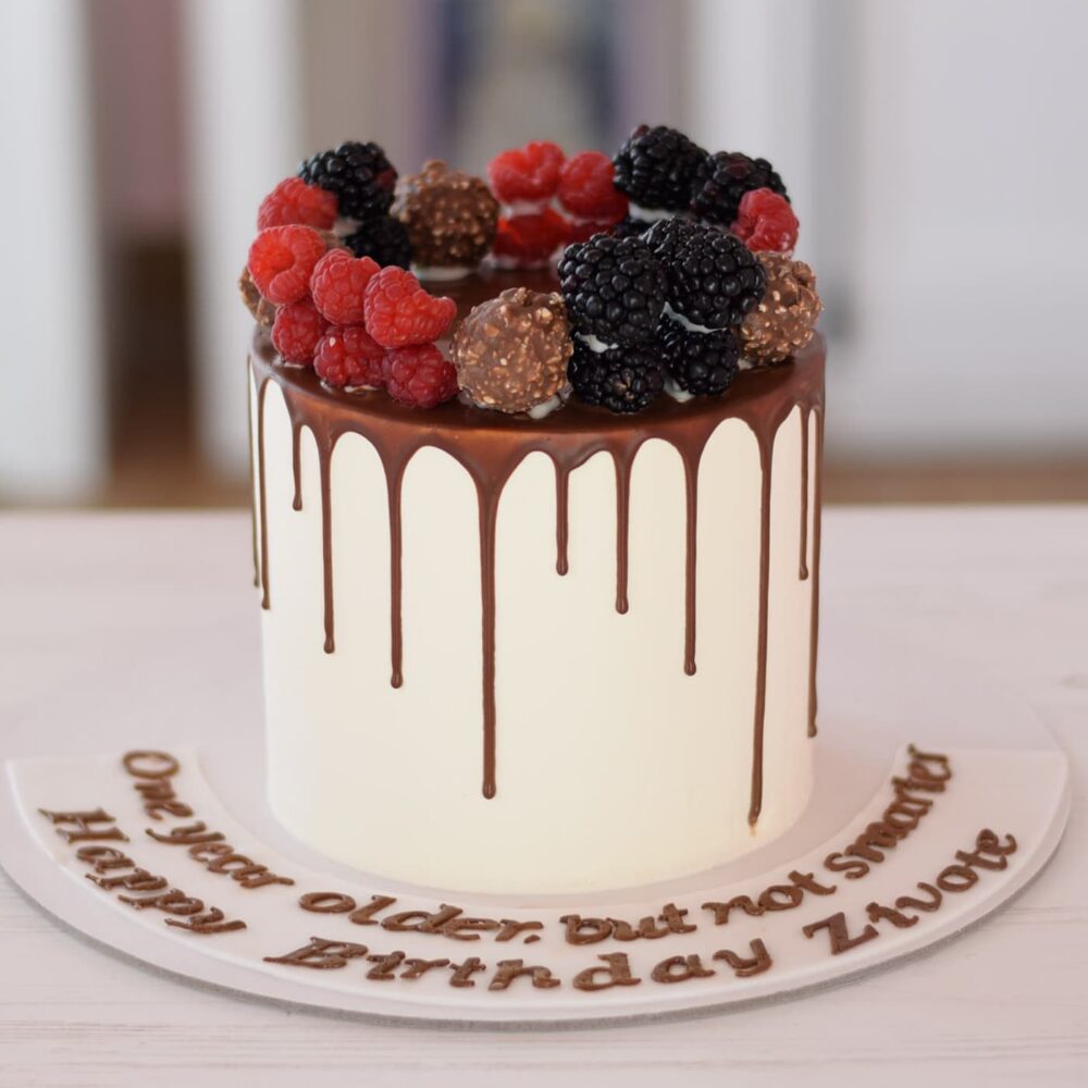 Berry Drip Cake - same day delivery