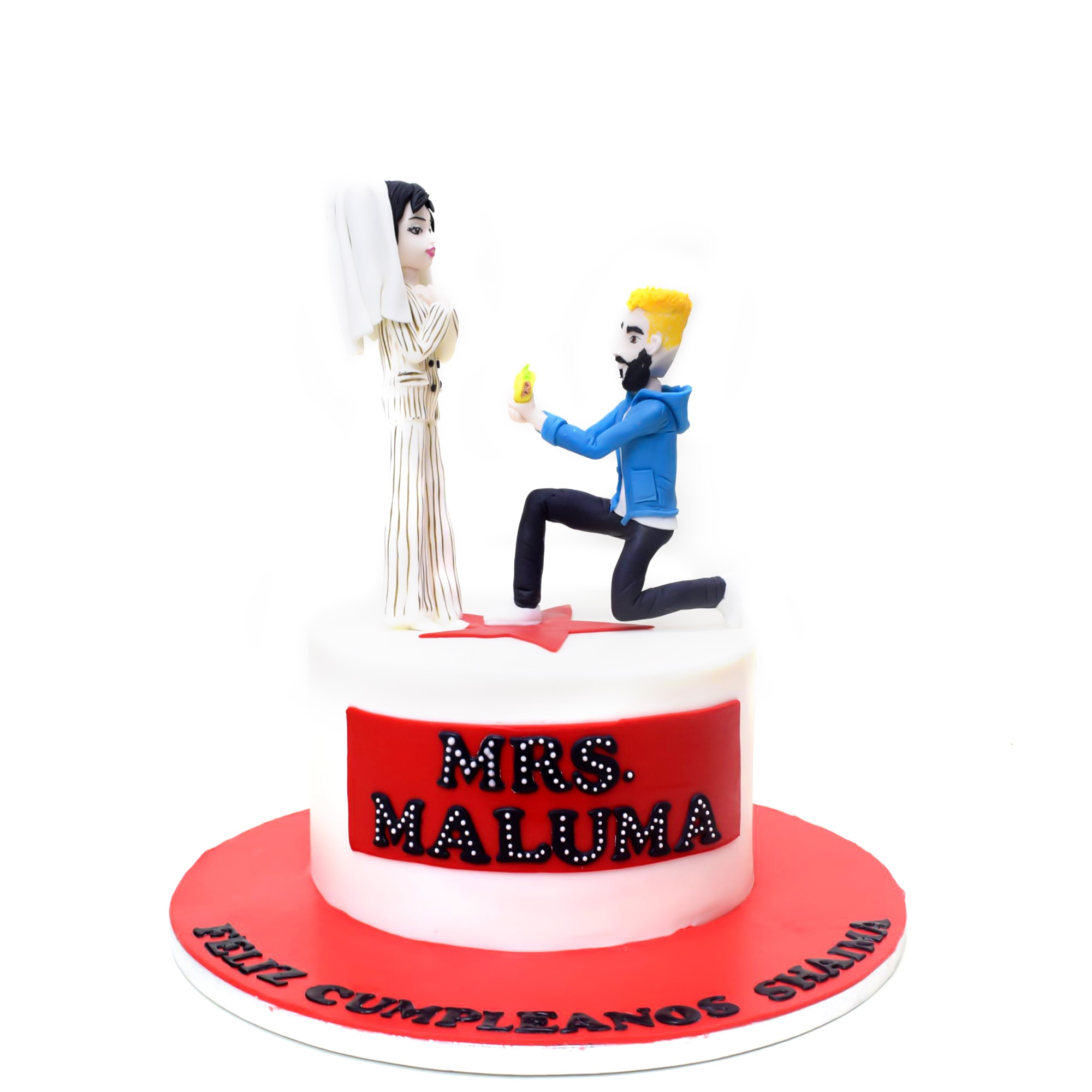 Marriage proposal Cake