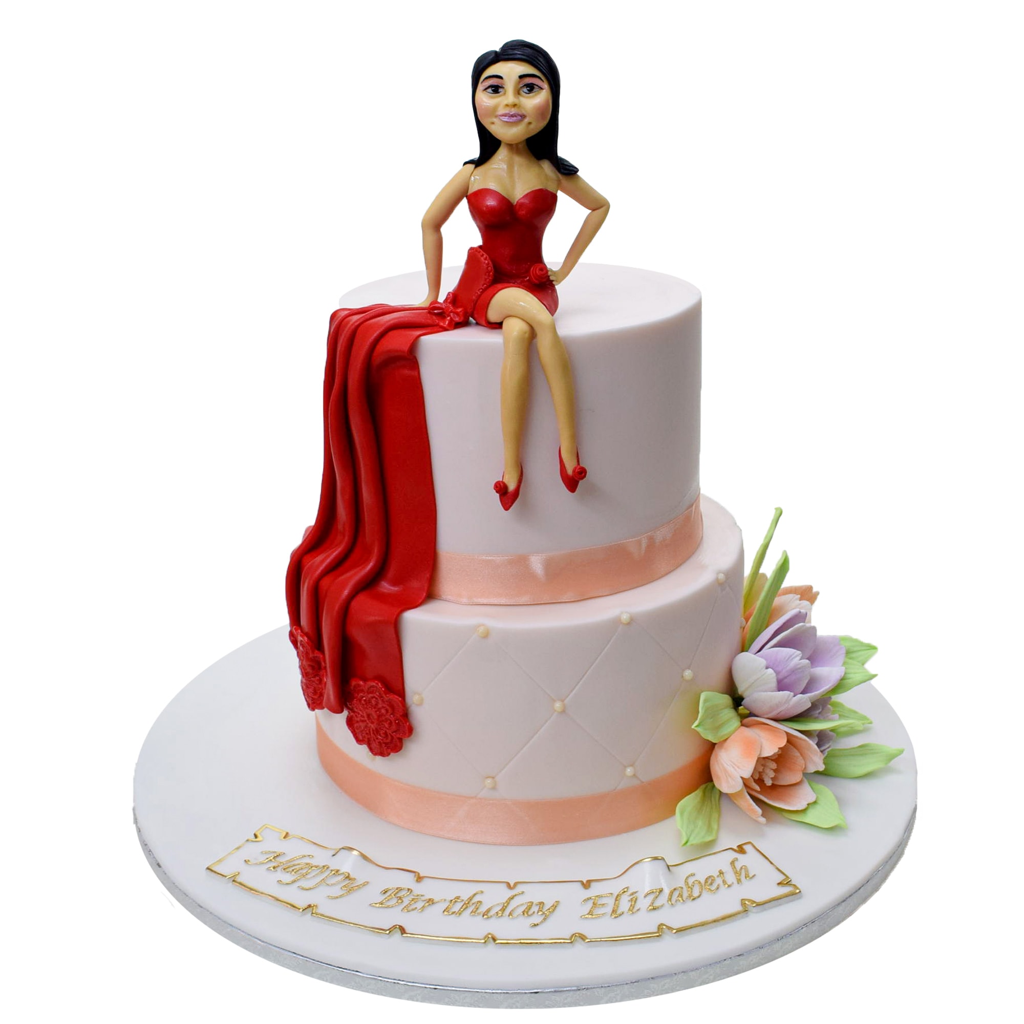 Lady in red cake | Cakes for ladies | Cakes in Dubai