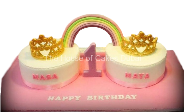 Twins Girls cake