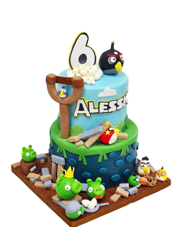 Angry birds cake 14