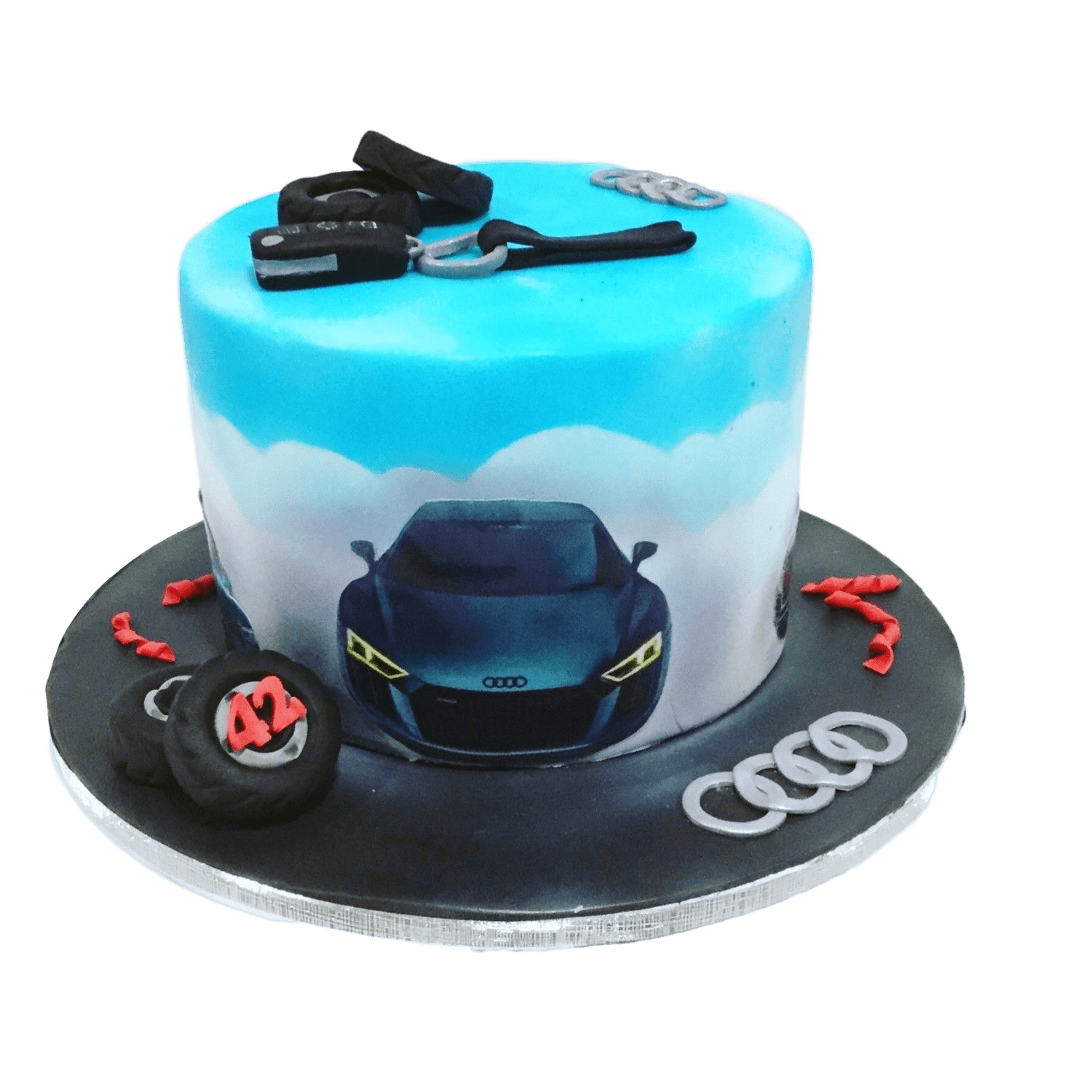 Audi theme cake