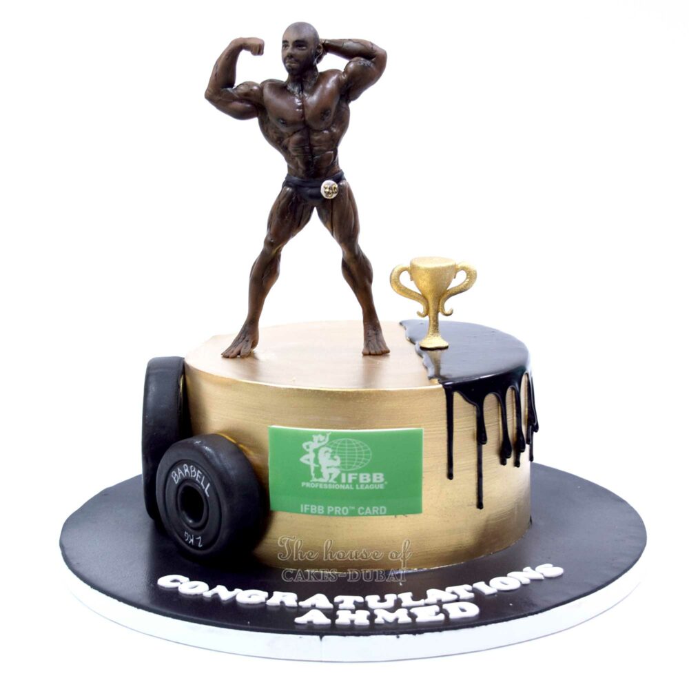 Professional bodybuilder cake | Fitness Cakes | Bodybuilding Cakes