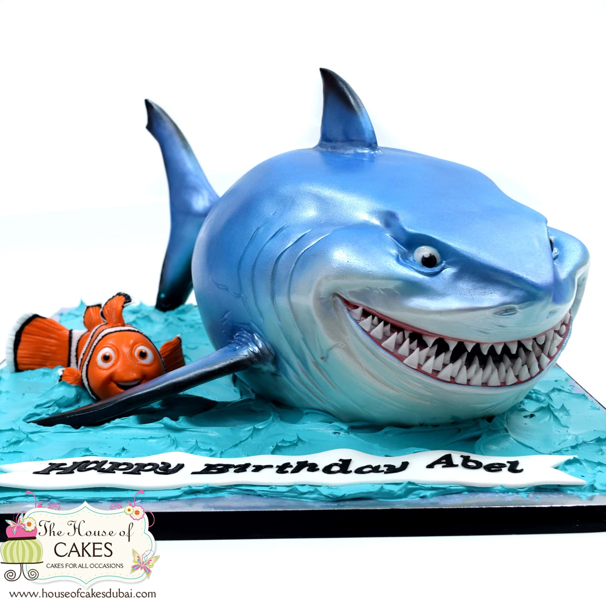 Bruce the shark cake