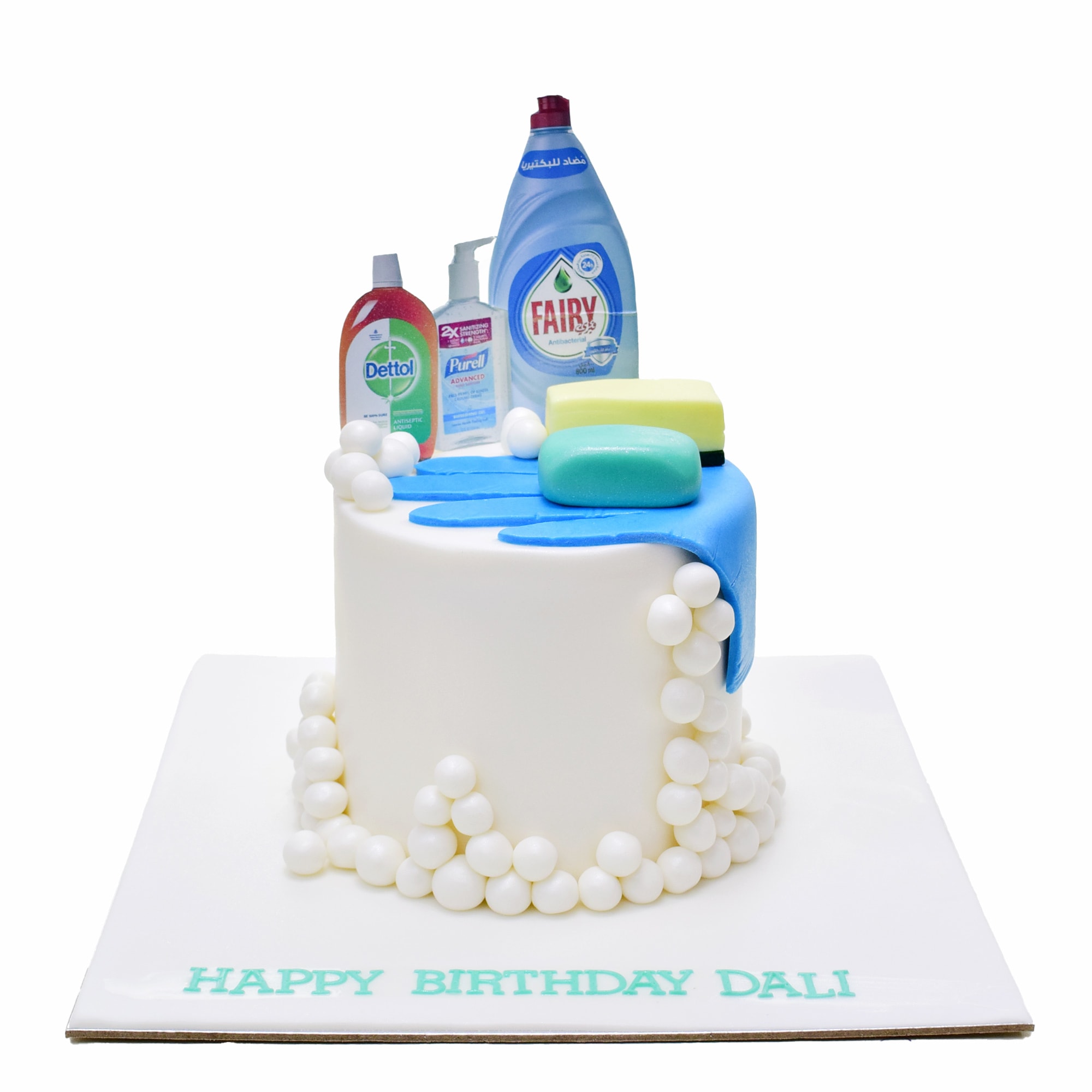 Disinfectants and soaps cake | Covid-19 cake