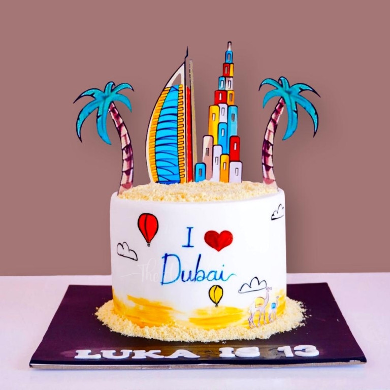 Custom Dubai Theme Cake for Every Celebration