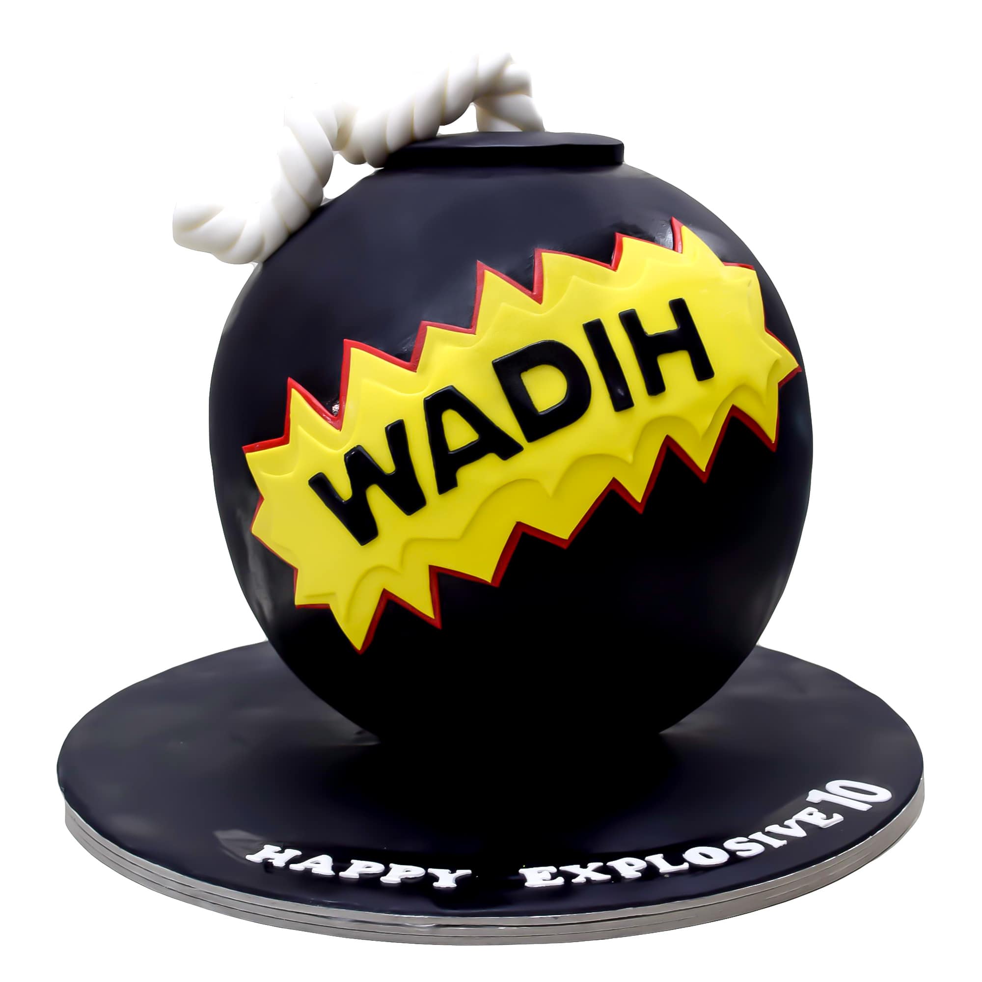 Explosive shape cake