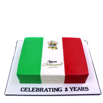 Italian Flag Cake