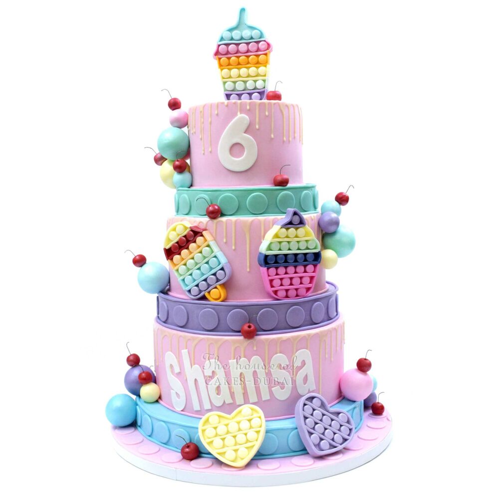 Stunning Pop It Fidget Theme Cake for Your Special Event