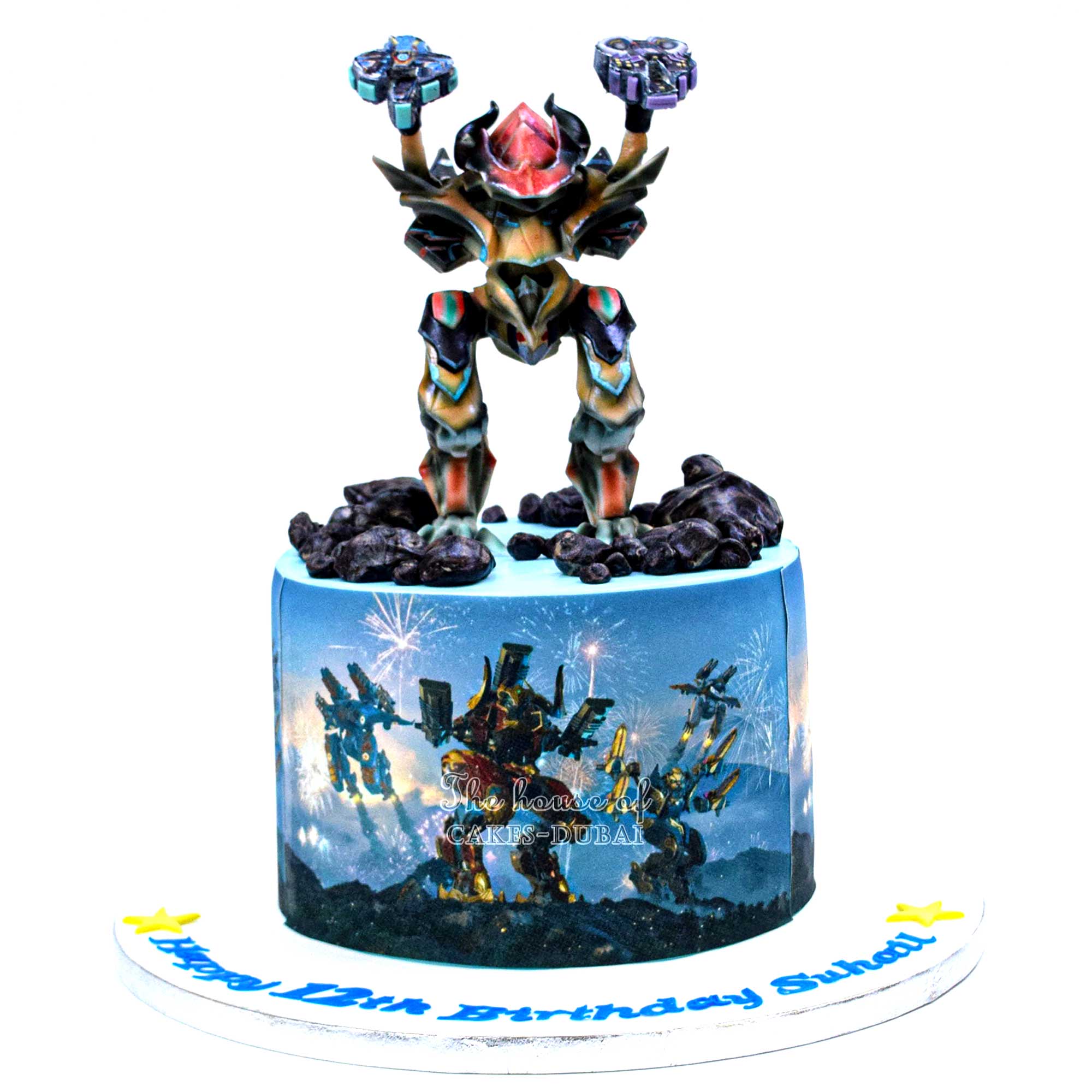 Robot wars cake