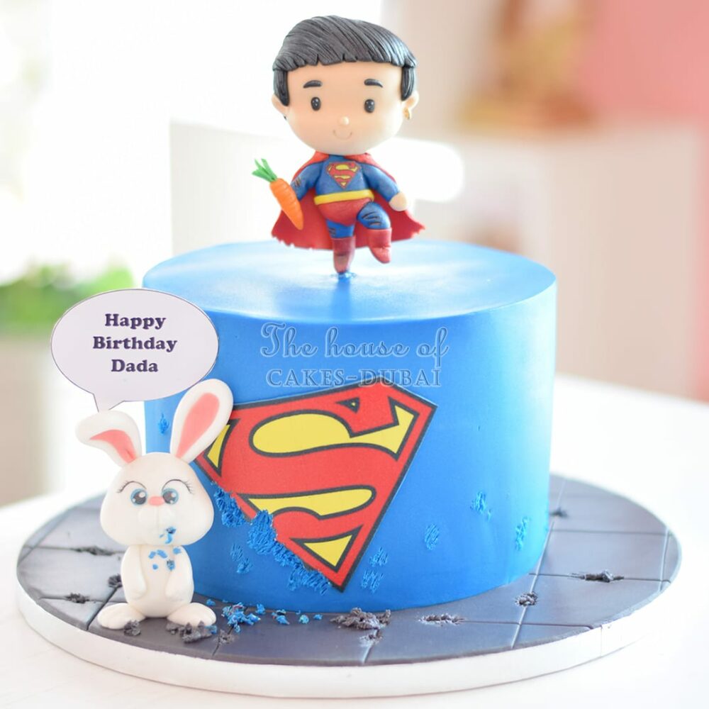 Dad is Superman cake - The House of Cakes Dubai