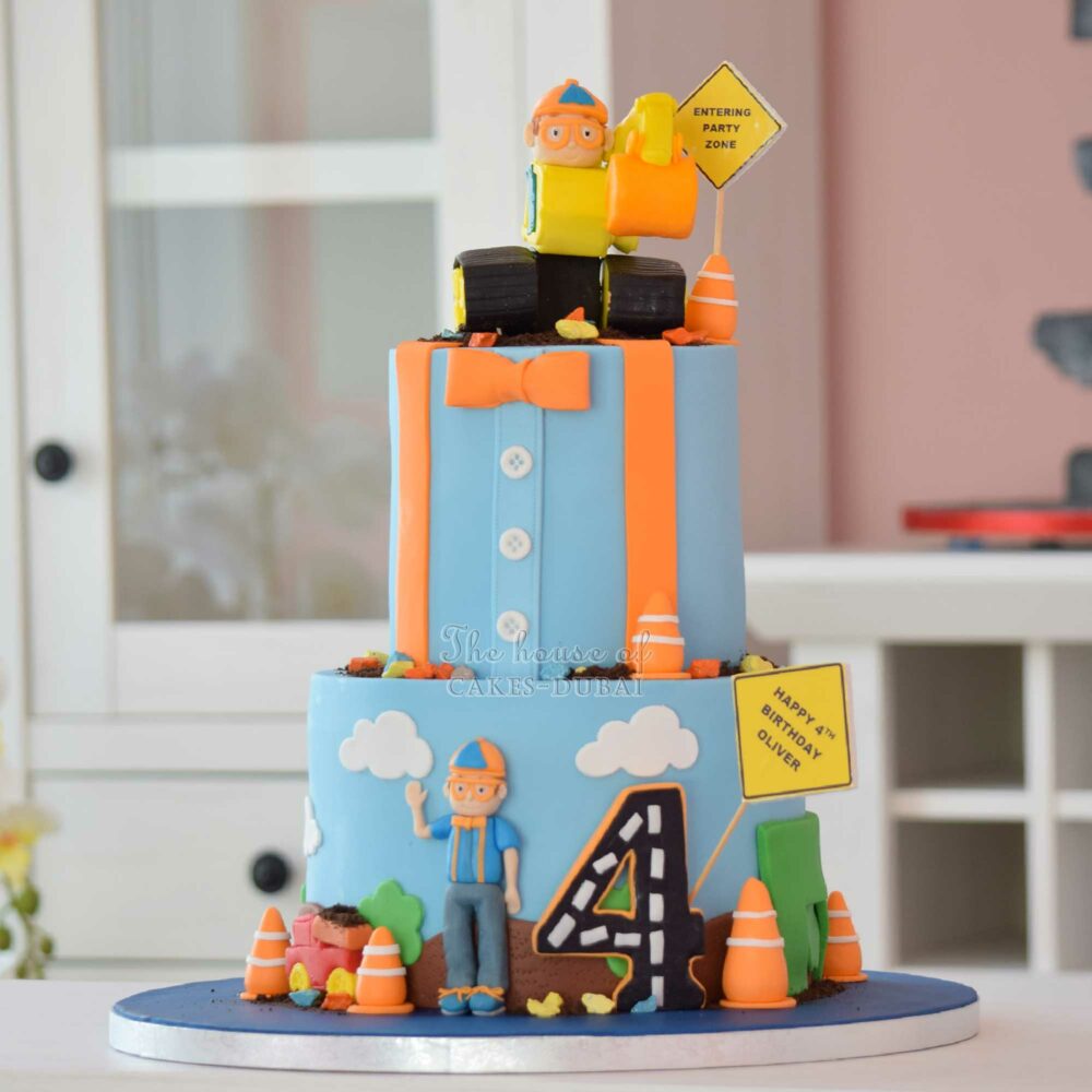 Blippi Theme Cake - The House of Cakes Dubai