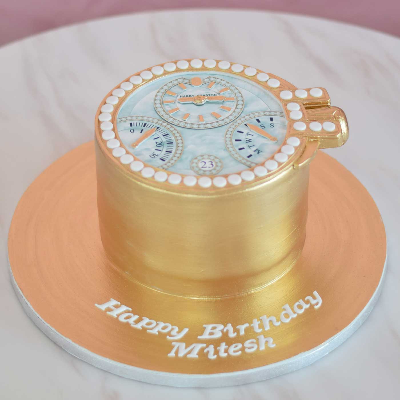 Harry Winston Watch Cake