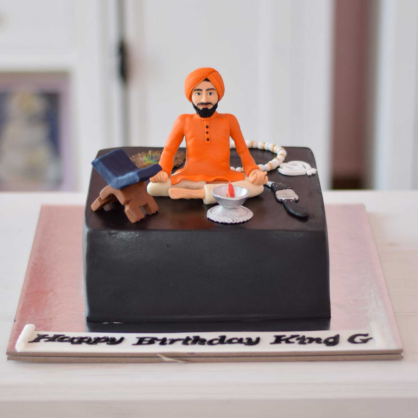 Indian guru meditation cake - The House of Cakes Dubai