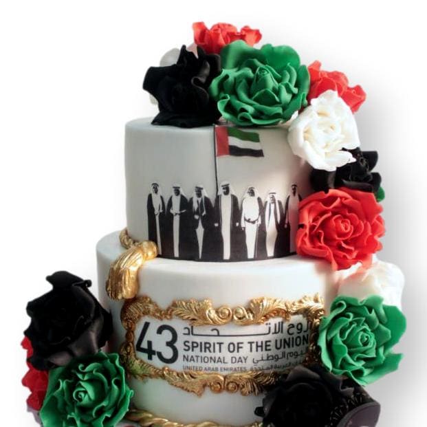 UAE National day Cakes | UAE flag cakes | UAE flag cookies