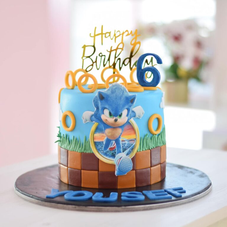 Sonic the Hedgehog Birthday Cake - The House of Cakes