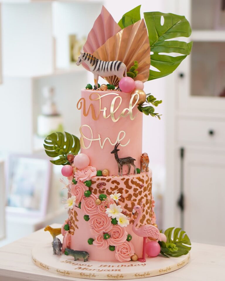 Wild jungle theme cake - The House of Cakes Dubai