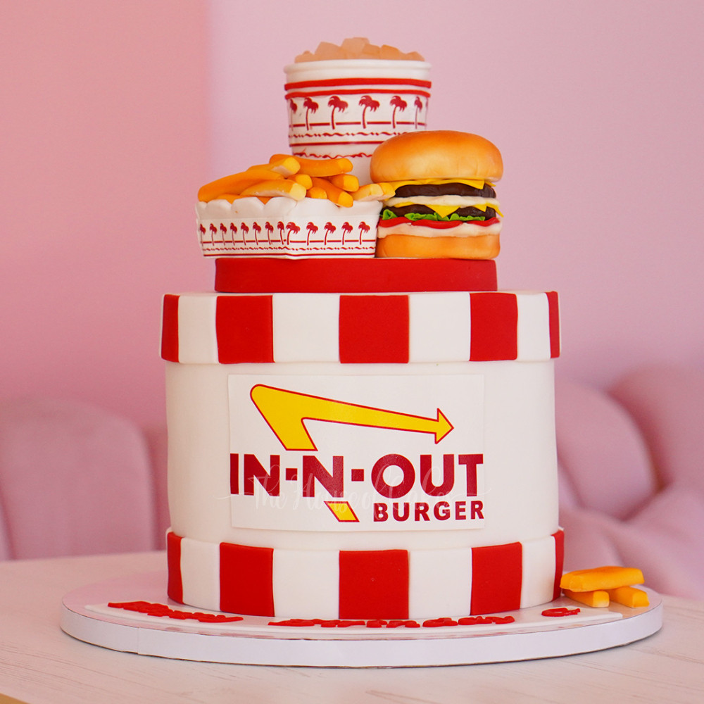 In-N-Out Burger Cake - The House of Cakes Dubai