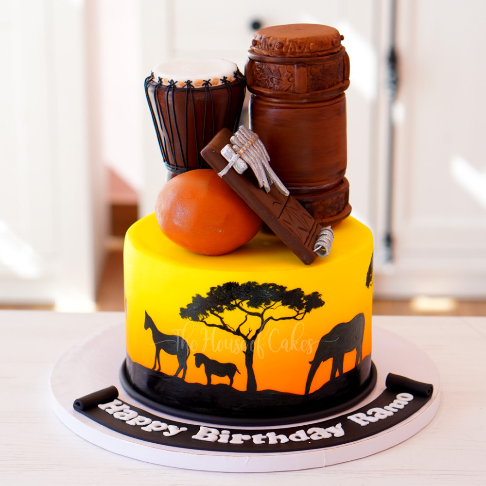 African Safari Birthday Cake - The House of Cakes Dubai