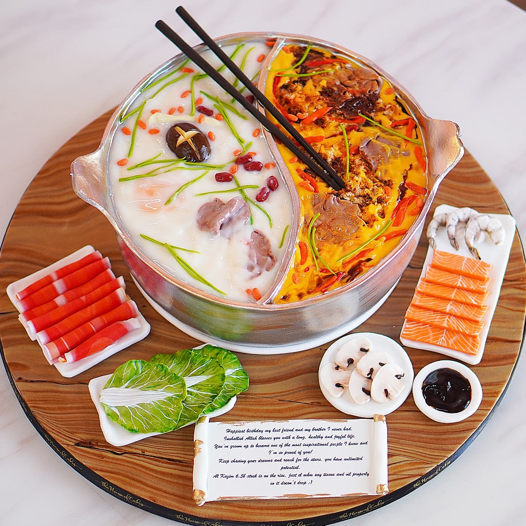 Korean Style Hot Pot Cake - The House of Cakes Dubai