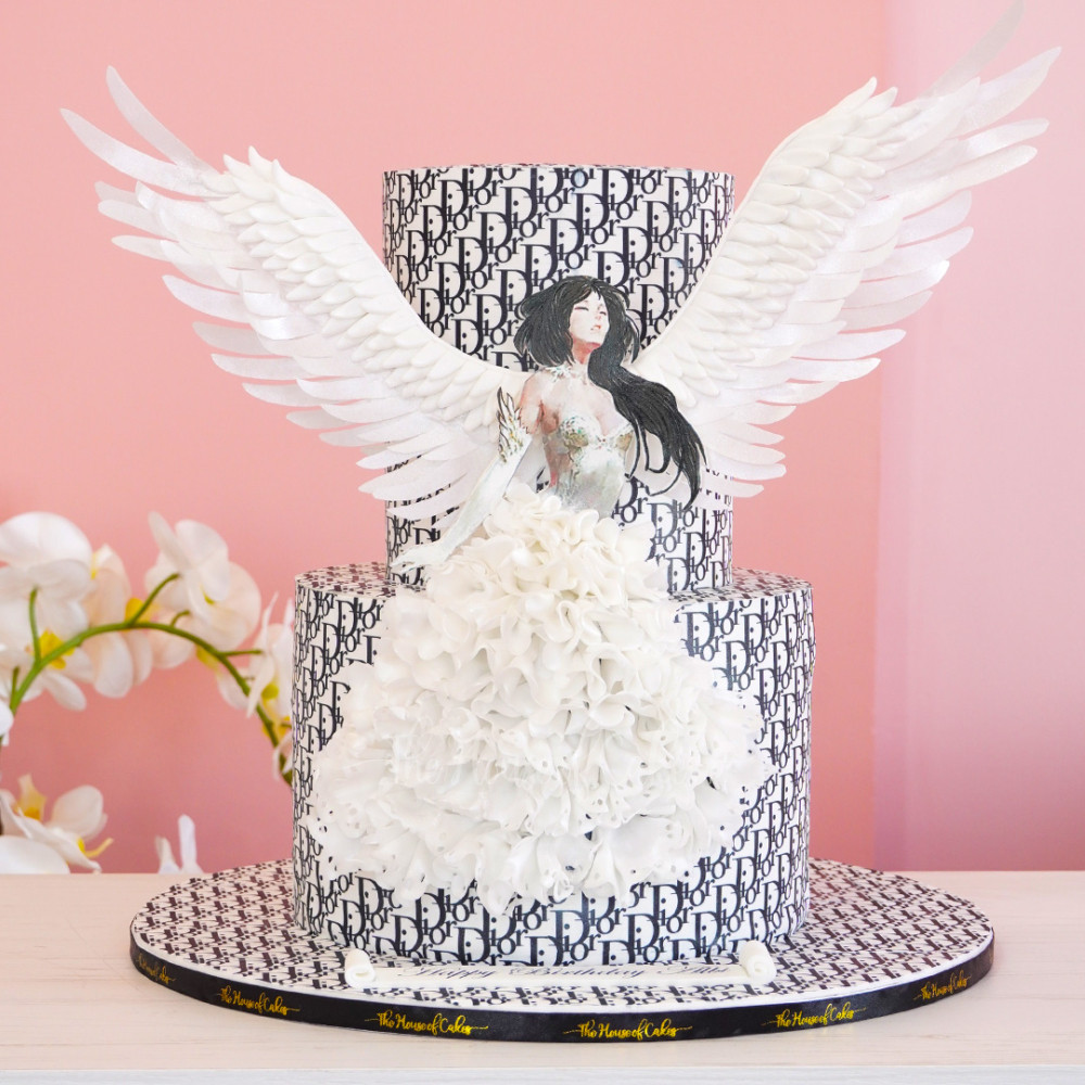 Dior Angel Cake - The House of Cakes Dubai