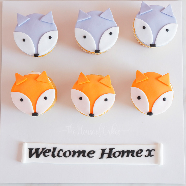 Fox cupcakes - The House of Cakes Dubai