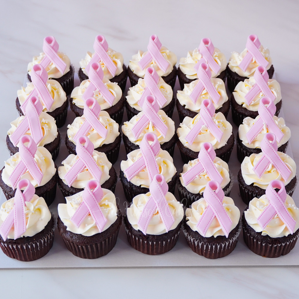 Breast Cancer Cupcakes - The House of Cakes Dubai