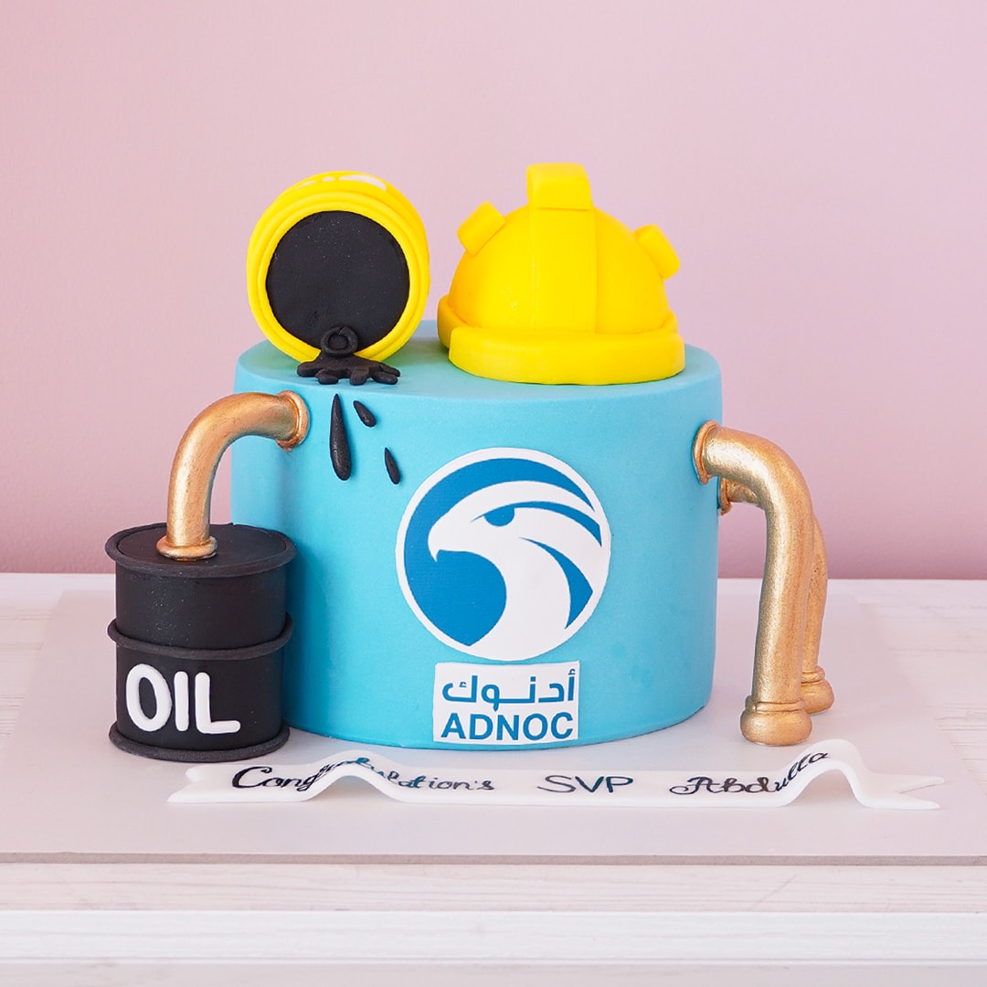 Adnoc oil theme cake - The House of Cakes Dubai