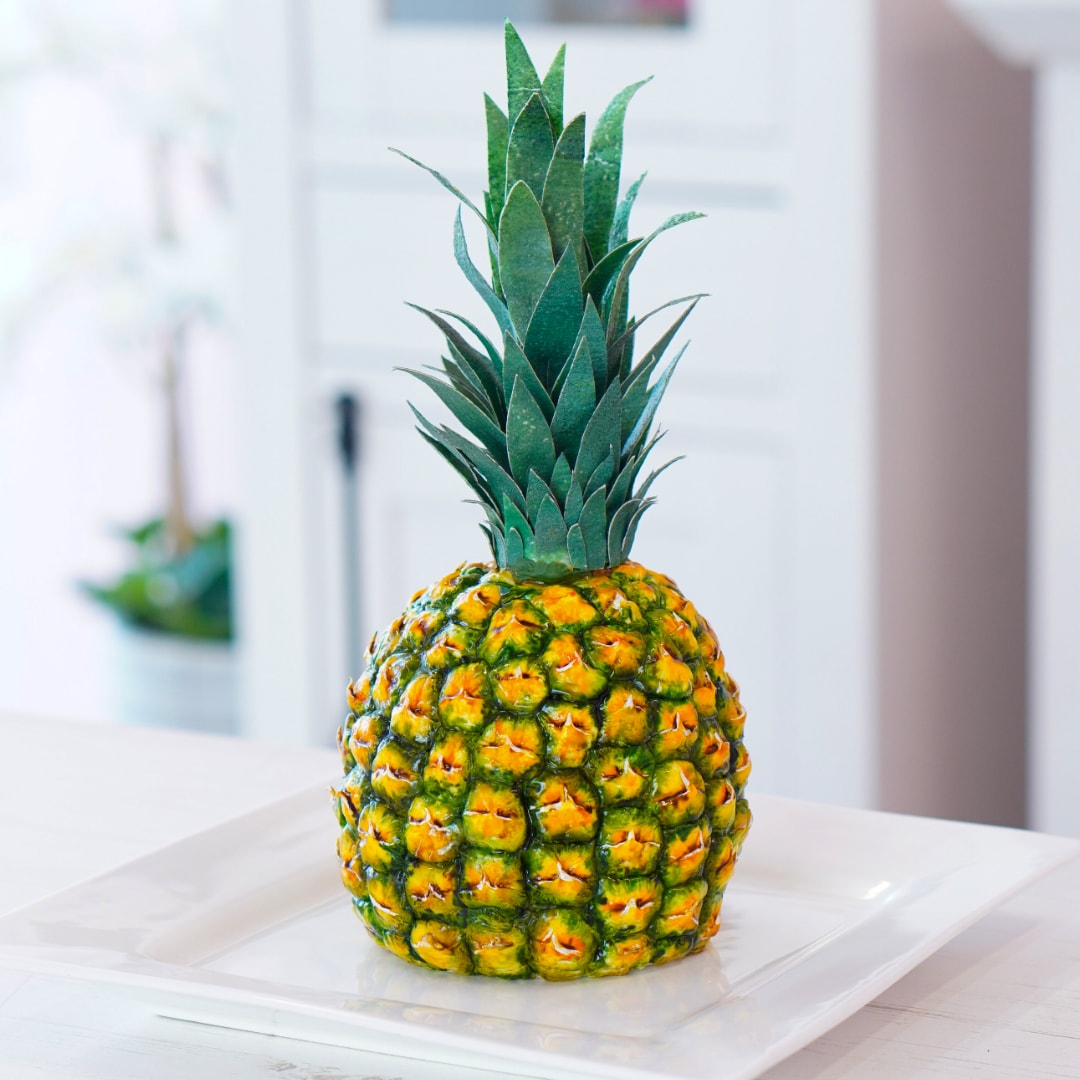 Realistic pineapple shaped cake - The House of Cakes Dubai