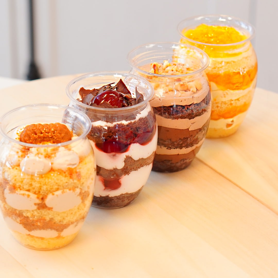 Super delight cake in a jar set of 4 - The House of Cakes Dubai