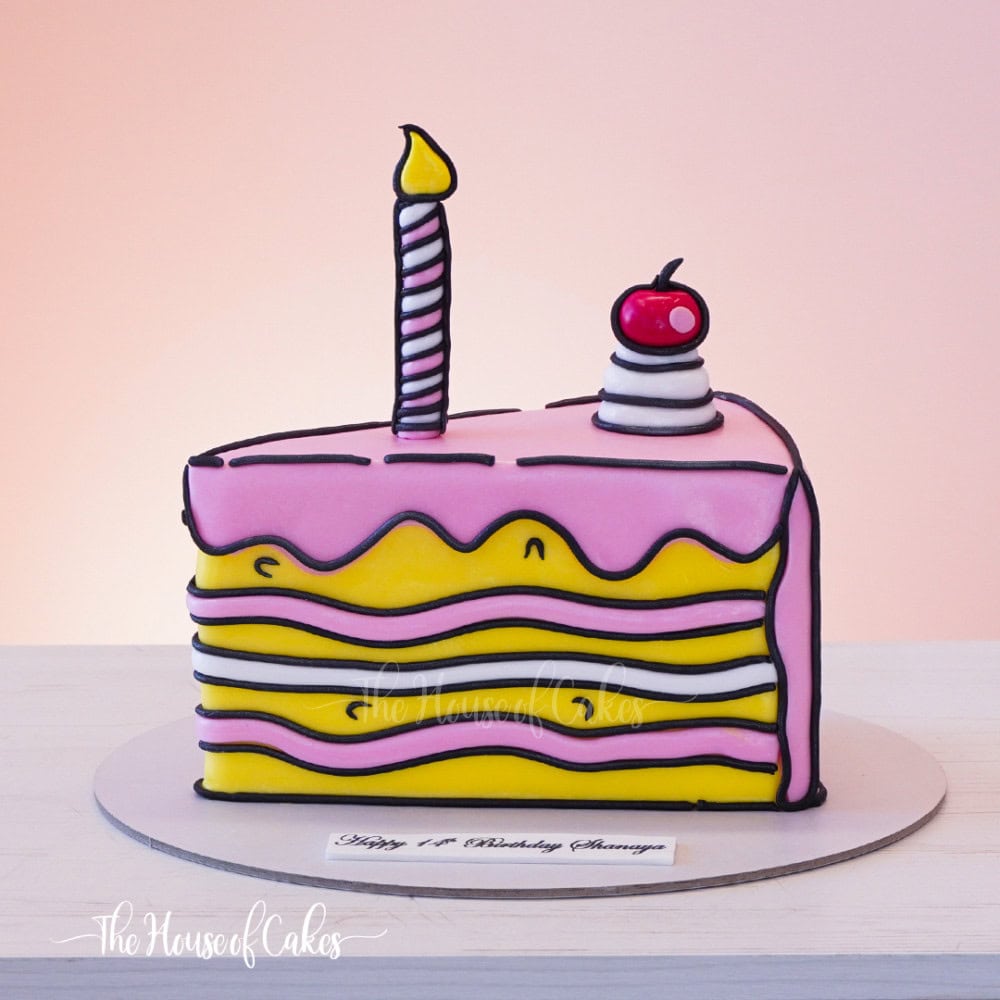 Cake Cartoon Cartoon Cake Artistic Cakes Batida